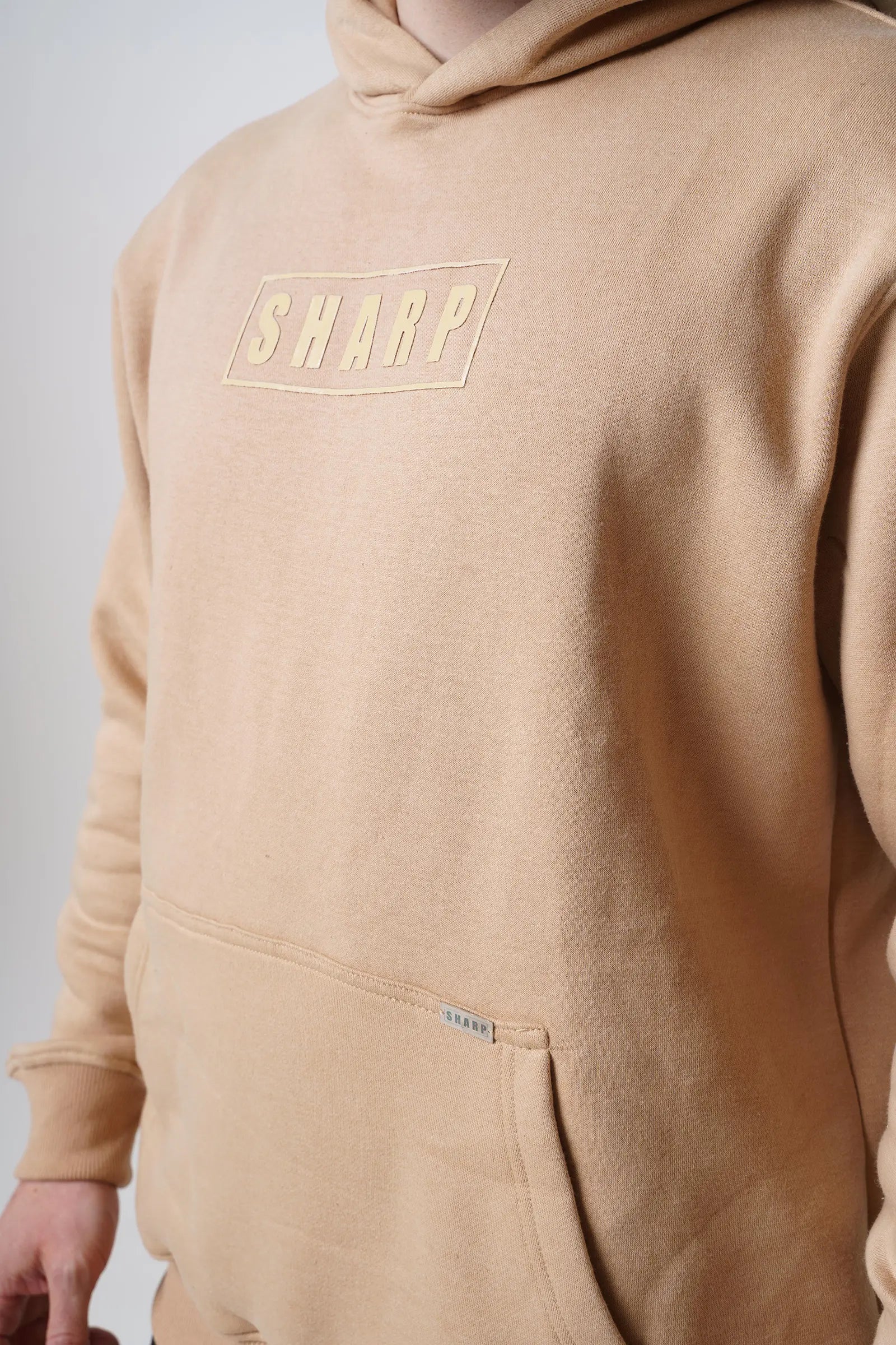 Men's Classic Relaxed Fit Hoodie - Sand