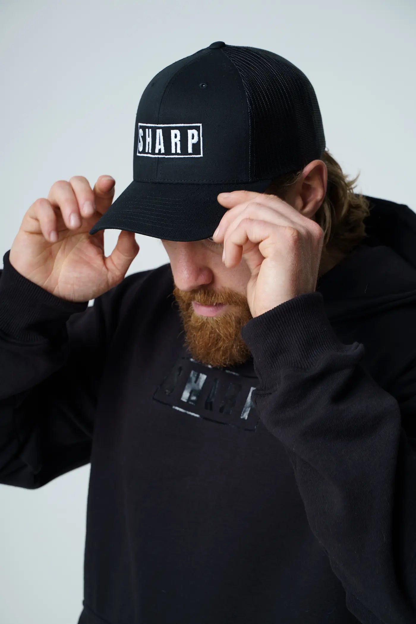Sharp Trucker in Black