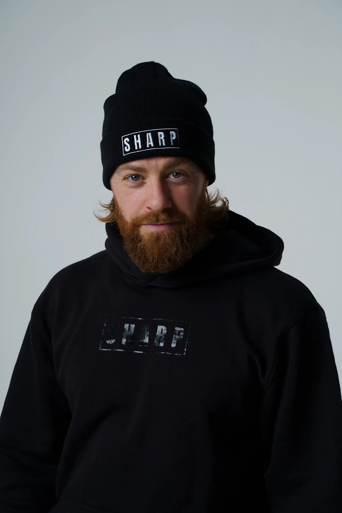 Sharp Beanie in Black